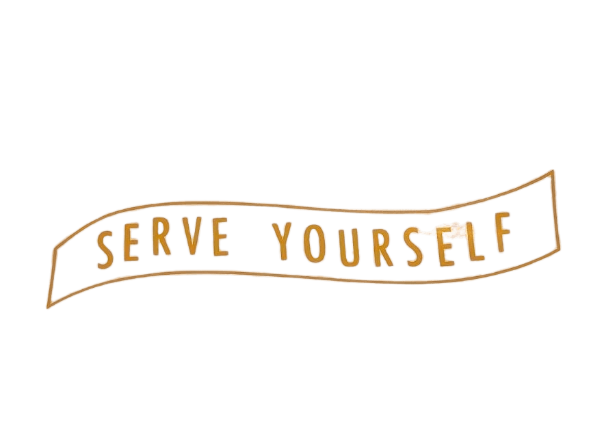 "Serve Yourself" Banner Decal - Fun-Tronics, LLC