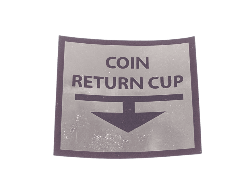 Coin Return Cup Arrow For Early Ideal Models - Fun-Tronics, LLC