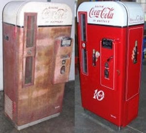 Vintage Soda Machines Restorated by our Clients | Fun-Tronics